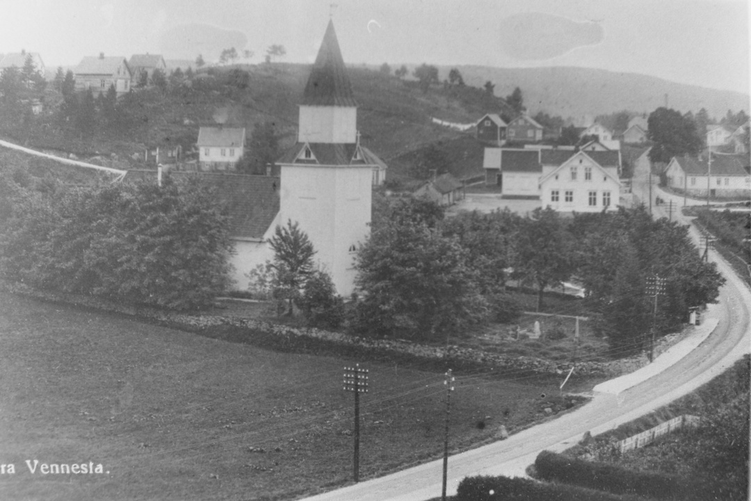 Vennesla Historielag - Bildearkiv - bilde - Vennesla Sentrum