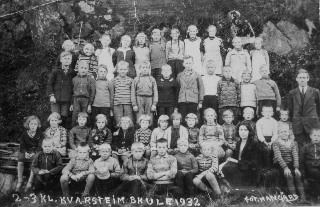 Vennesla Historielag - Bildearkiv - bilde - Klassebilder / Gruppebilder