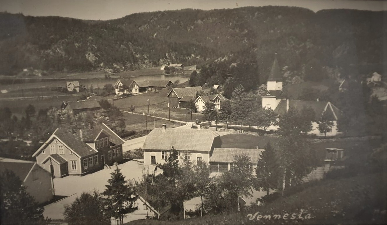 Vennesla Historielag - Bildearkiv - bilde - Vennesla Sentrum