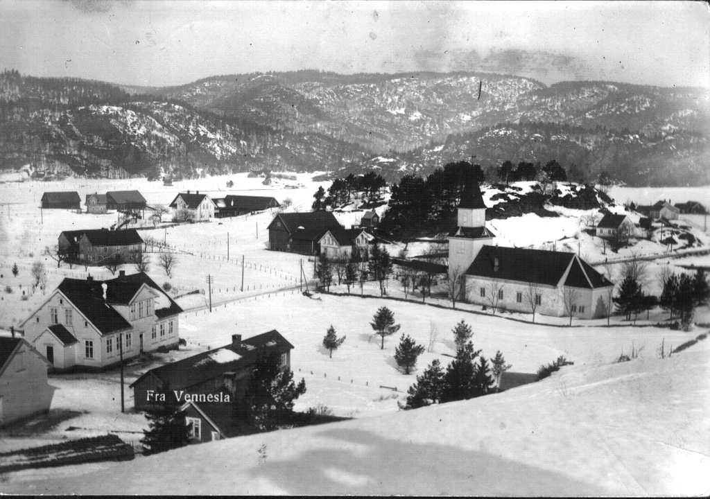 Vennesla Historielag - Bildearkiv - bilde - Vennesla Sentrum