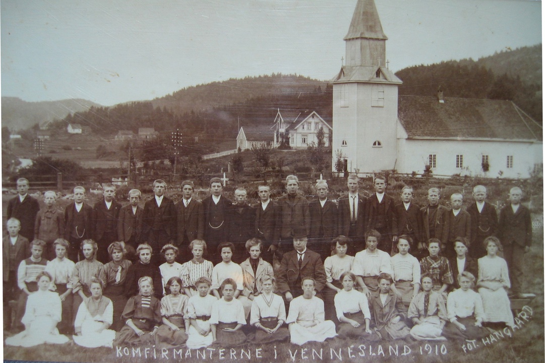 Vennesla Historielag - Bildearkiv - bilde - Vennesla Sentrum