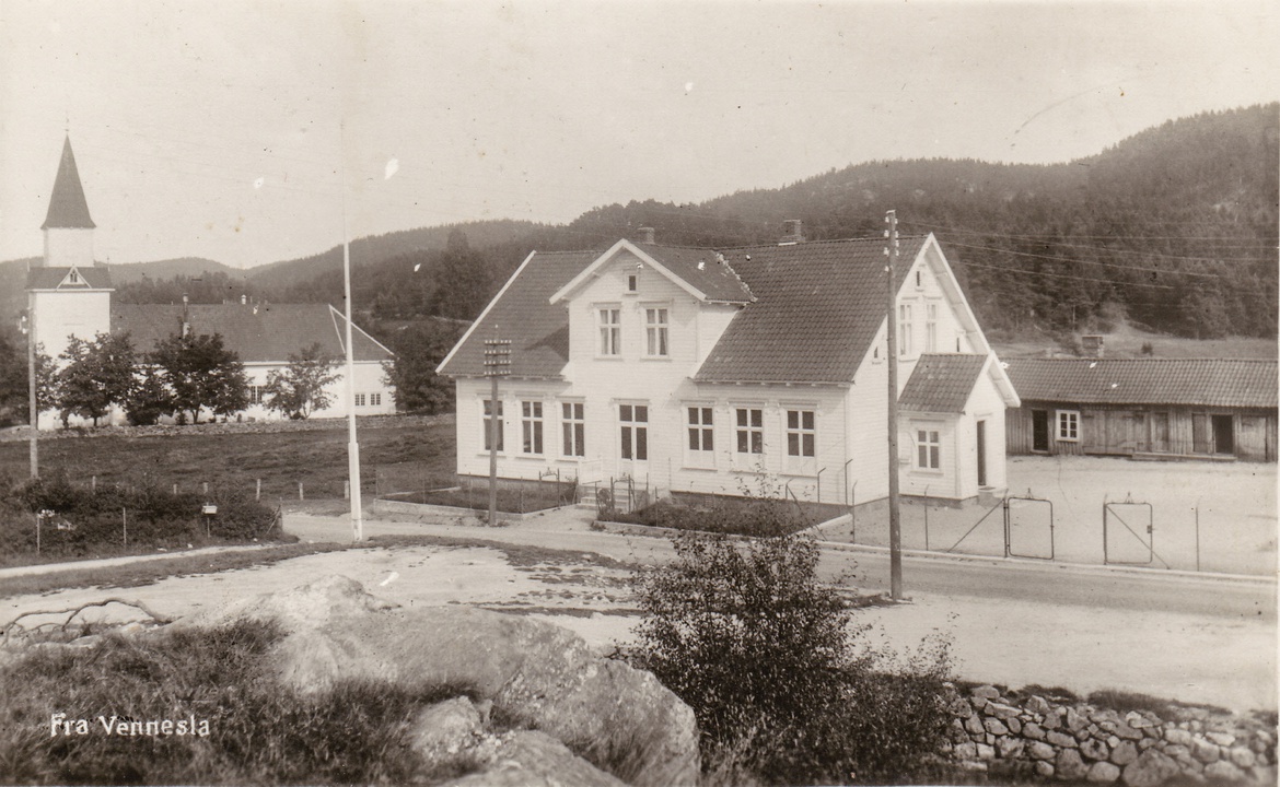 Vennesla Historielag - Bildearkiv - bilde - Vennesla Sentrum